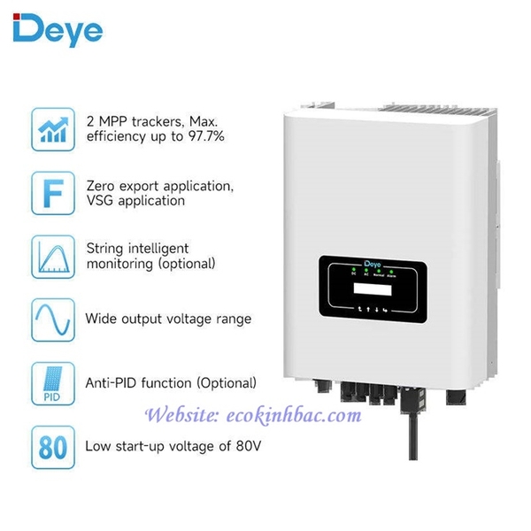 Biến tần Deye 10kW – Inverter DEYE SUN – 10 K – G (1 Pha)