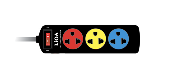 Ổ cắm kéo dài thông dụng LiOA 3TSN3.3.5 Ổn Áp LiOA Nhật Linh