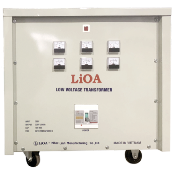 Biến áp đổi nguồn hạ áp LiOA 200KVA - 3K202M2YH5YT 3 Pha (Tự Ngẫu) Ổn Áp LiOA Nhật Linh