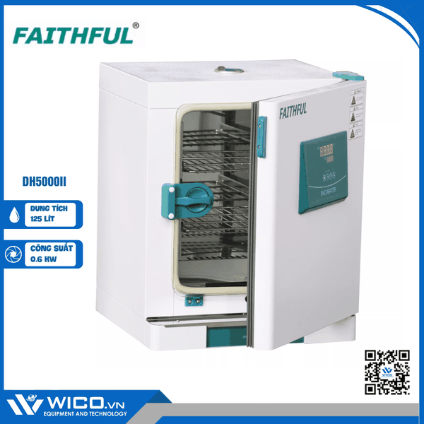 Tủ Ấm Vi Sinh Faithful DH5000II | 124 Lít | Wico Việt Nam
