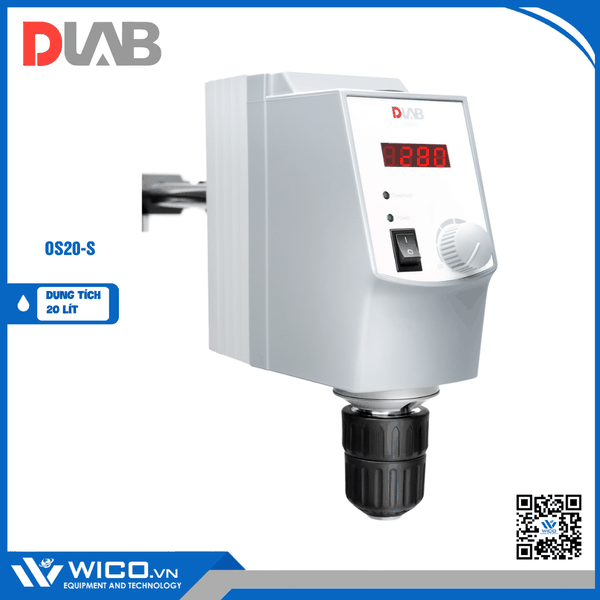 Máy Khuấy Đũa Hiển Thị Số Dlab OS20-S | 50 – 2200 vòng/phút | Wico Việt Nam