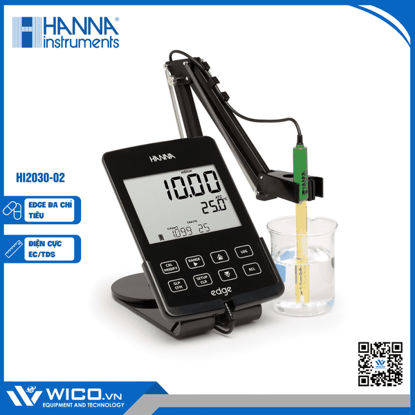 Máy Đo EC/TDS/NaCl/Nhiệt Độ HANNA HI2030-02 | Wico Việt Nam