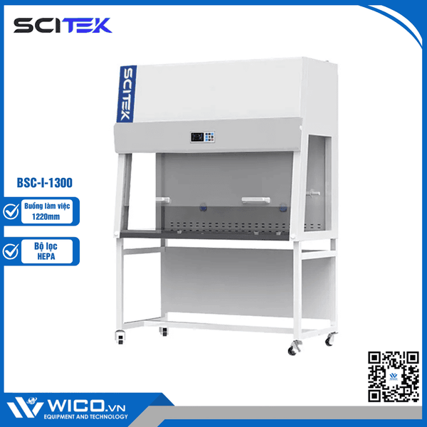 Tủ An Toàn Sinh Học Cấp I Scitek BSC-I-1300 | Wico Việt Nam