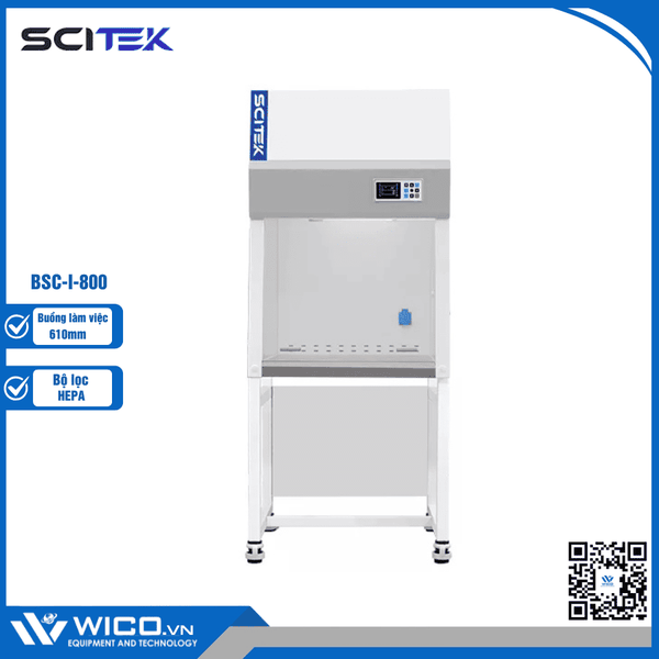 Tủ An Toàn Sinh Học Cấp I Scitek BSC-I-800 | Wico Việt Nam