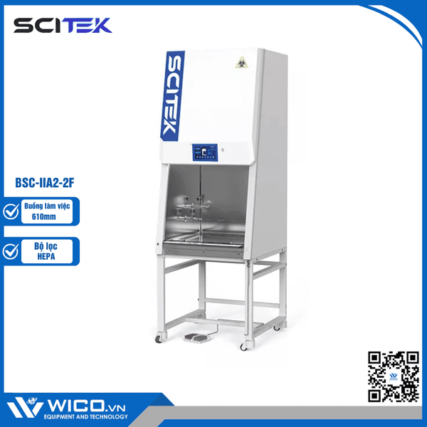 Tủ An Toàn Sinh Học Cấp II Kiểu A2 Scitek BSC-IIA2-2F | Wico Việt Nam