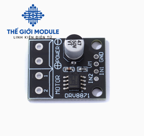 DRV8871 Mạch Điều Khiển Động Cơ DC 3.6A | Thế Giới Module