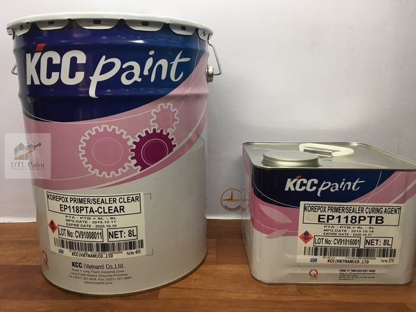 KCC EP118 [Bộ 16L] - Sơn Lót Epoxy Cho Bê Tông | Dtlgroup.vn