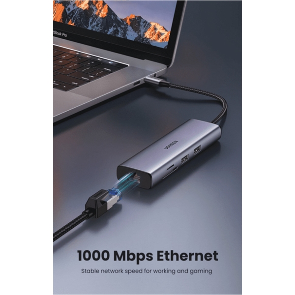 Bộ Chuyển Đổi USB Type C Sang HDMI+SD+TF+PD+2 Cổng USB 3.0+RJ45 Ugreen (90568) Công ty TNHH Đầu ...