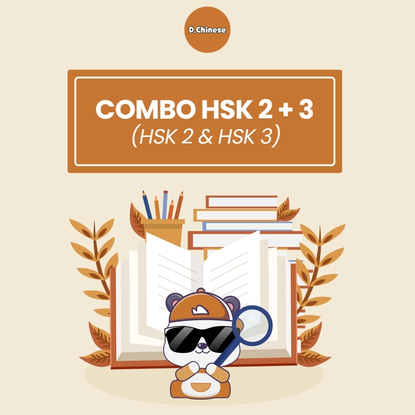 Combo HSK2 + HSK3 d-education.vn