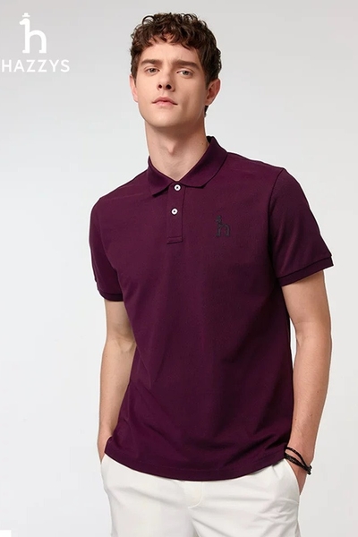 Polo HAZZY logo ngực 4 màu Metis Casual
