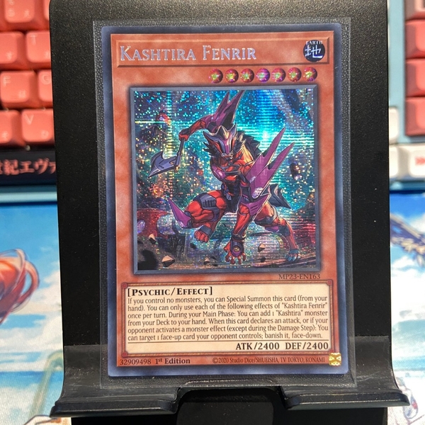 [ UK ] [ Bài Yugioh Chính Hãng ] Kashtira Fenrir - MP23-EN163 - Prismatic Secret Rare 1st Edition