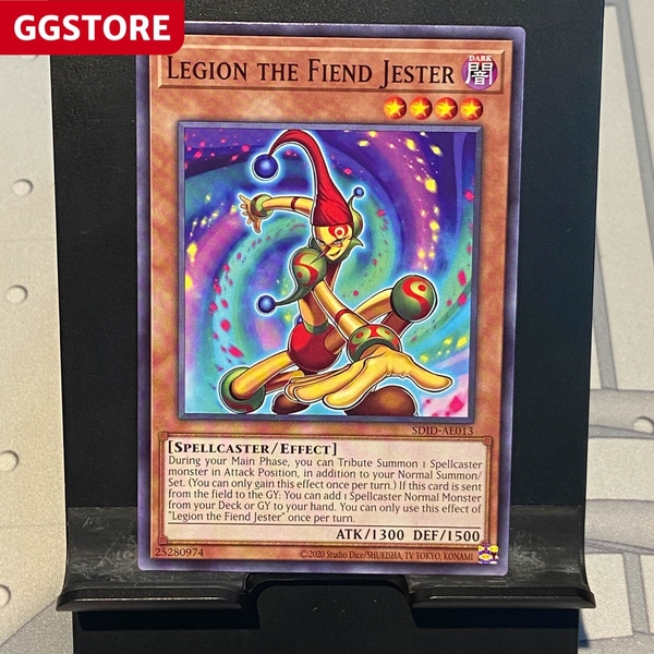 [ Bài Yugioh Chính Hãng ] Legion the Fiend Jester - Common - SDID-AE013