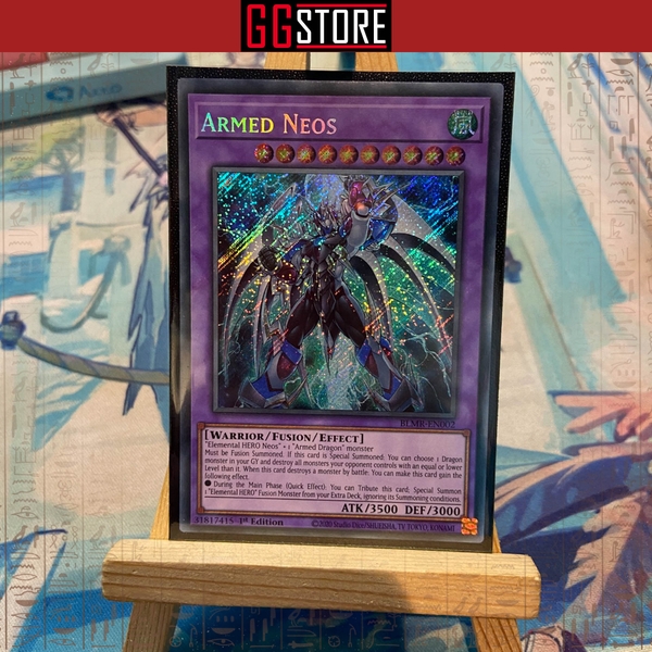 [ Bài Yugioh Chính Hãng ]Armed Neos - BLMR-EN002 - Secret Rare 1st Edition