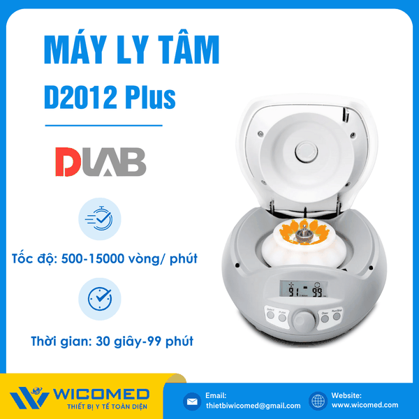 Máy Ly Tâm Mini Tốc Độ Cao Dlab D2012 Plus | WICOMED - Thiết Bị Y Tế Toàn Diện
