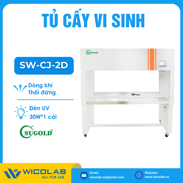 Tủ Cấy Sugold Trung Quốc SW-CJ-2D | 1.3m | WICOLAB.VN - All For Lab