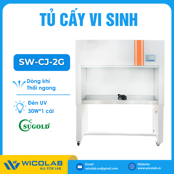 Tủ Cấy Trung Quốc Sugold SW-CJ-2G | Thổi Ngang | WICOLAB.VN - All For Lab