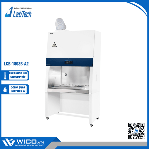 Tủ An Toàn Sinh Học Cấp II Labtech Hàn Quốc LCB-1803B-A2 | WICOLAB.VN - All For Lab