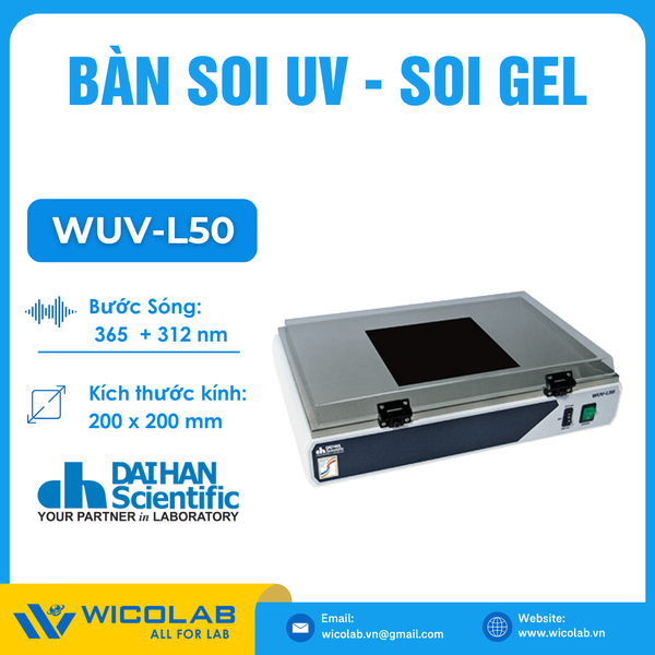 Bàn Soi UV - Soi Gel Daihan Hàn Quốc WUV-L50 | WICOLAB.VN - All For Lab