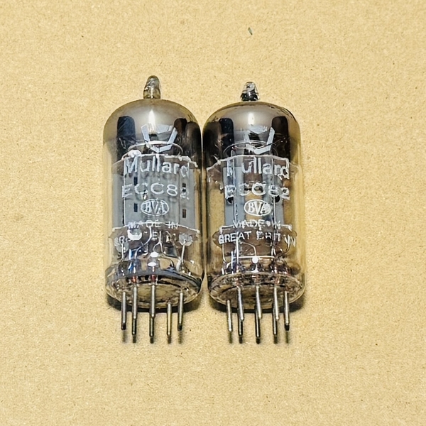 Pair Mullard ECC82 12AU7 Halo Getter Valve Tube New In Box (V22) | Điện tử Dương Ba
