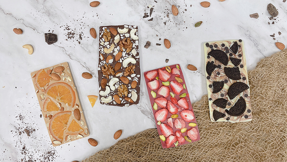 Cách làm socola thanh bark làm quà tặng Valentine 2023