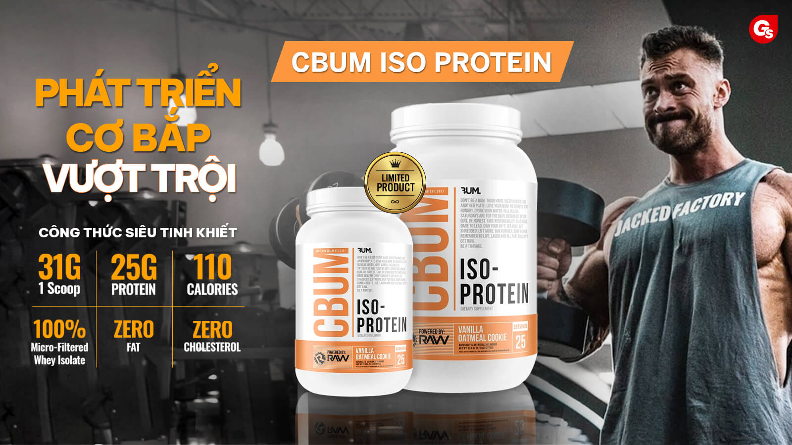 Raw Cbum Protein - Whey Protein Của Nhà Vô Địch - Giá Tốt