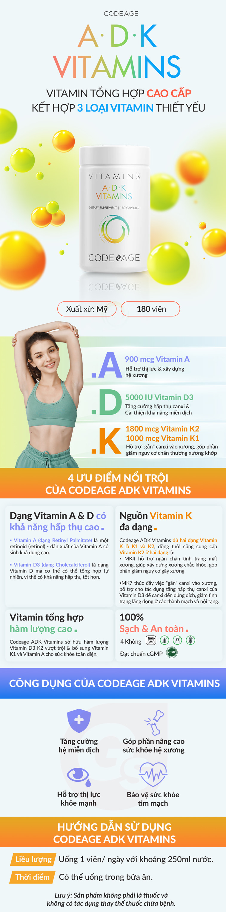 CodeAge ADK Vitamins | Vitamin Tổng Hợp Cao Cấp - Giá Tốt Nhất