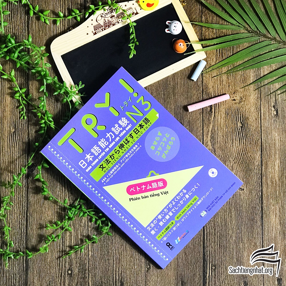Try N3 Phiên bản tiếng Việt- Sách luyện thi N3 Try Ngữ pháp