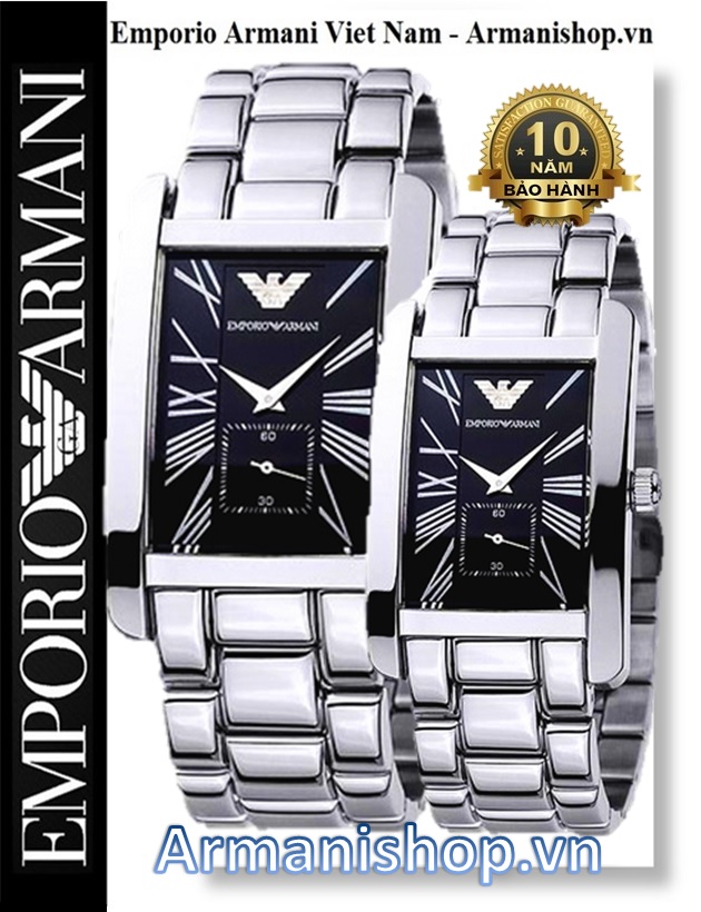 Store |Đồng Hồ Emporio Armani Cặp Đôi AR0156-AR0157