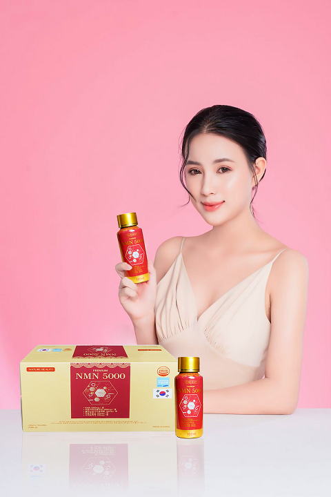 NMN 5000 Premium Nature Beauty (Hộp 10 chai * 100ml) Kangnam Mart
