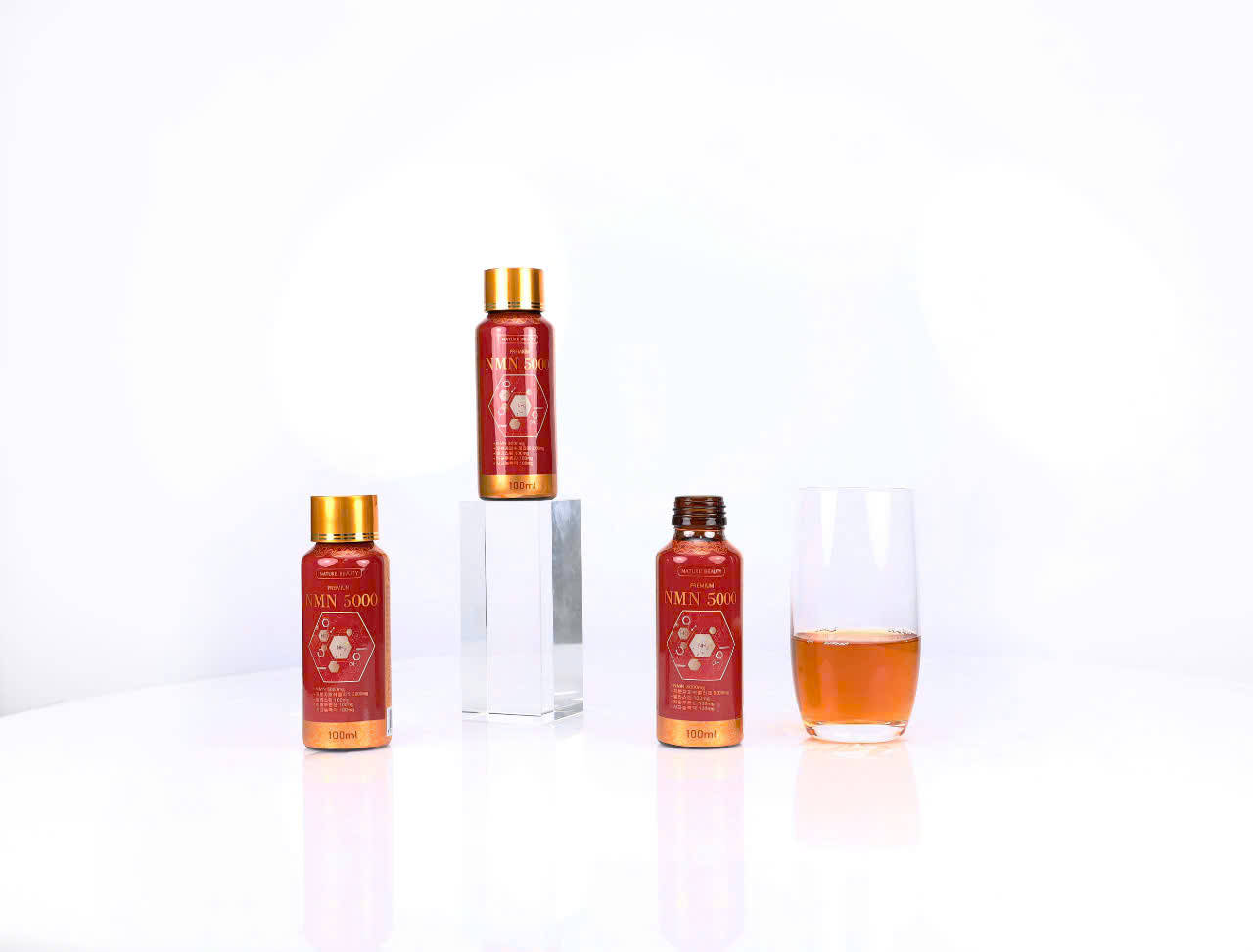 NMN 5000 Premium Nature Beauty (Hộp 10 chai * 100ml) Kangnam Mart