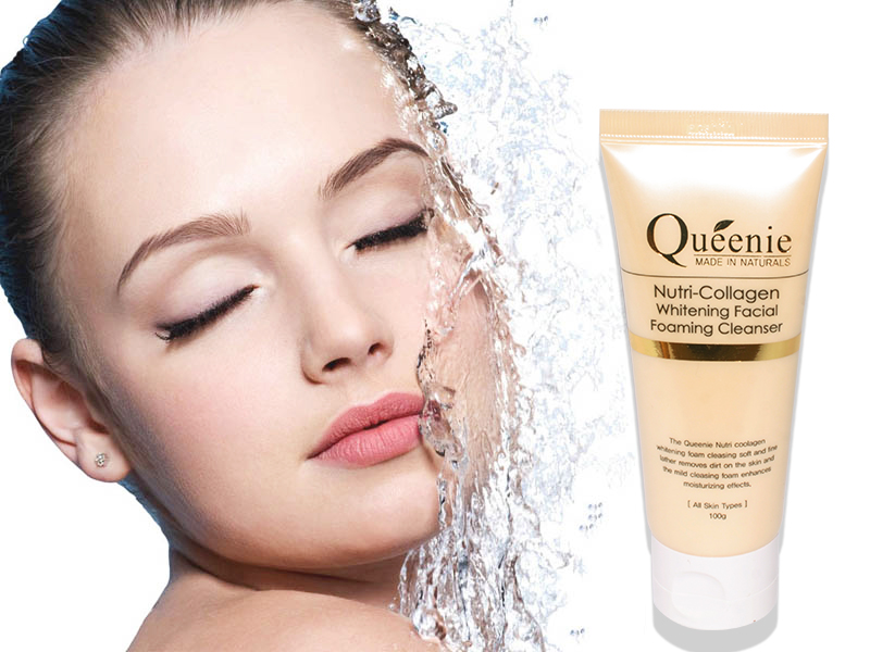 Sữa rửa mặt tạo bọt, trắng da, bổ sung Collagen Queenie 100g.4207292
