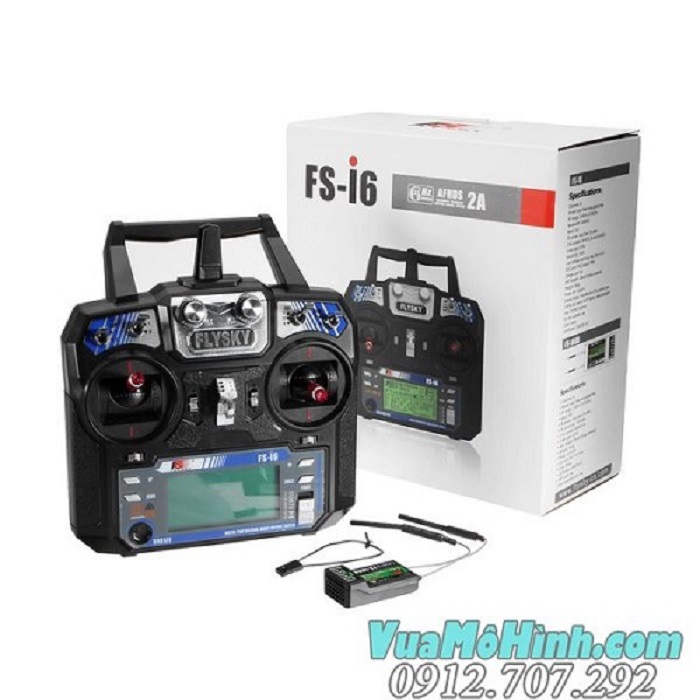 Tay điều khiển 6 kênh Fly Sky FS-i6 kèm RX iA6B (FS i6 + iA6B)