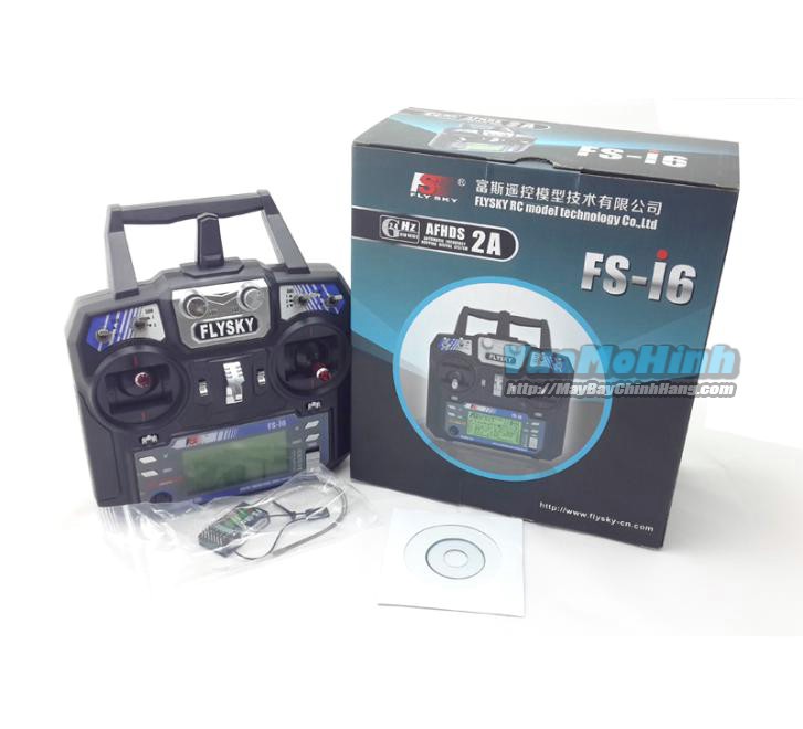 Tay điều khiển 6 kênh Fly Sky FS-i6 kèm RX iA6B (FS i6 + iA6B)