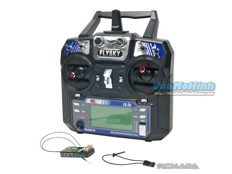 Tay điều khiển 6 kênh Fly Sky FS-i6 kèm RX iA6B (FS i6 + iA6B)