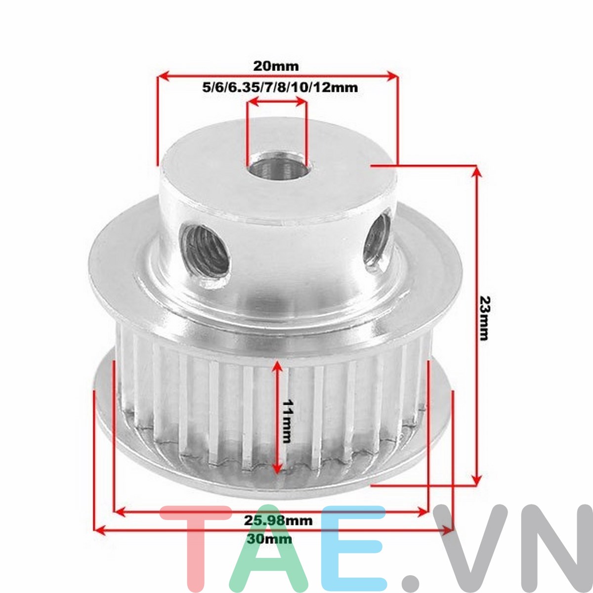 Pulley 3M 28 Răng TAE SHOP