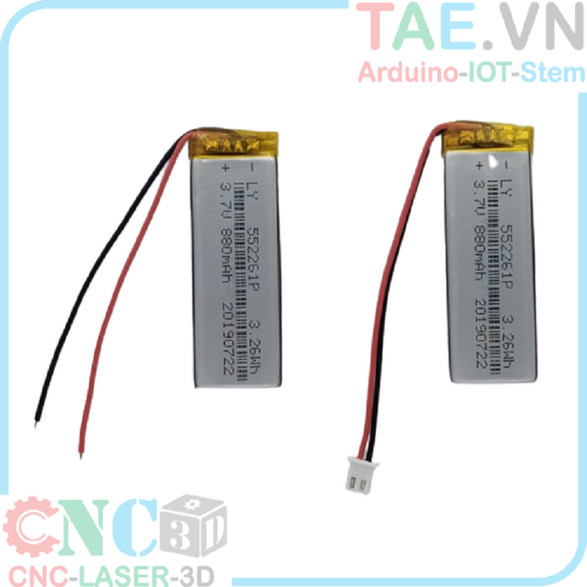 Pin Lipo 1 Cell 3.7V Trường An Equipment