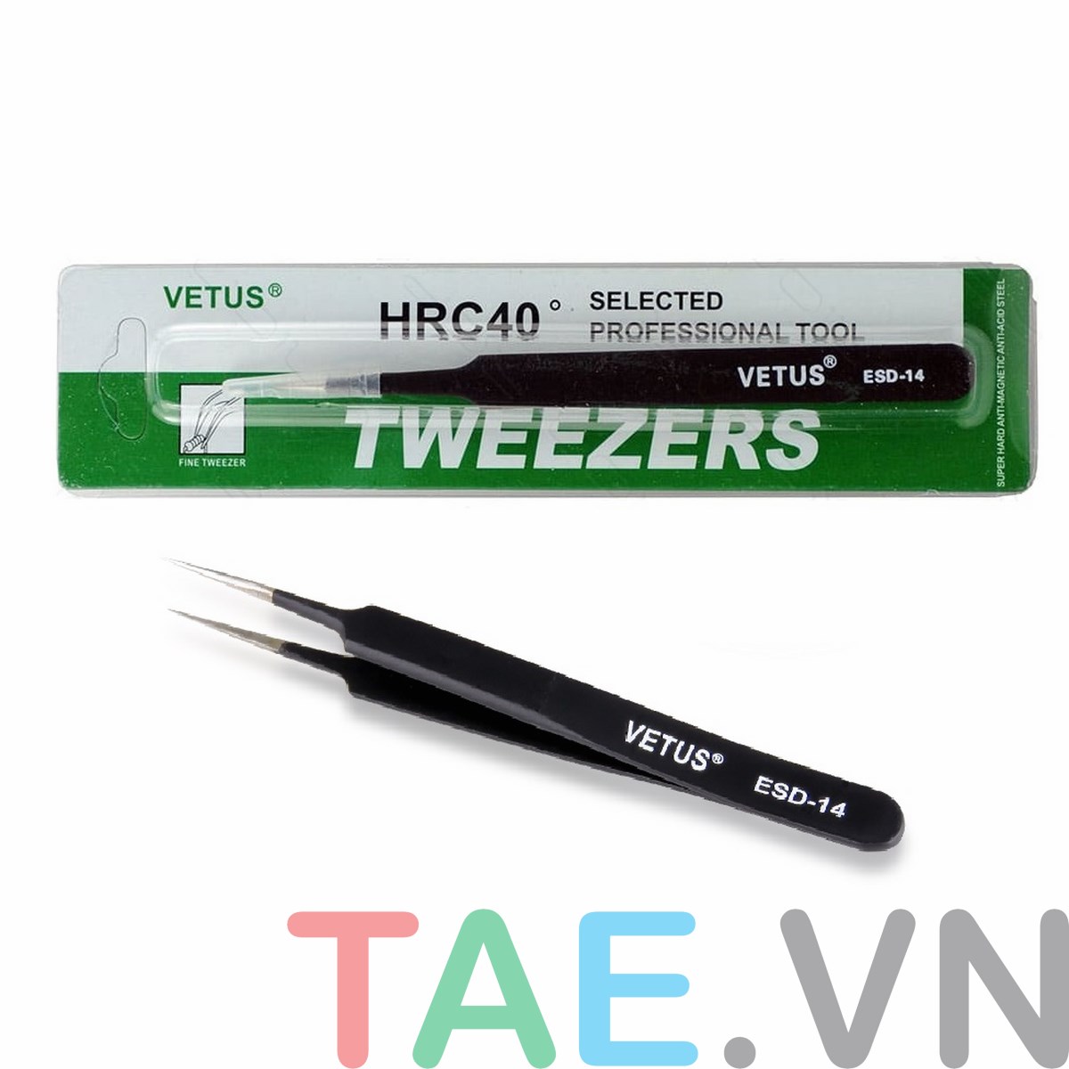 Nhíp Nhọn VETUS ESD-14 Trường An Equipment