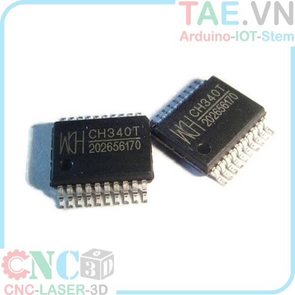 CH340T SSOP20 - USB to Serial Chip Giá Rẻ Trường An Equipment
