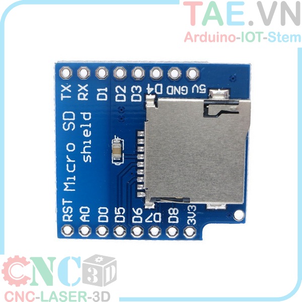 ESP8266 NodeMCU Lua D1 Mini Micro SD Card Shield Trường An Equipment