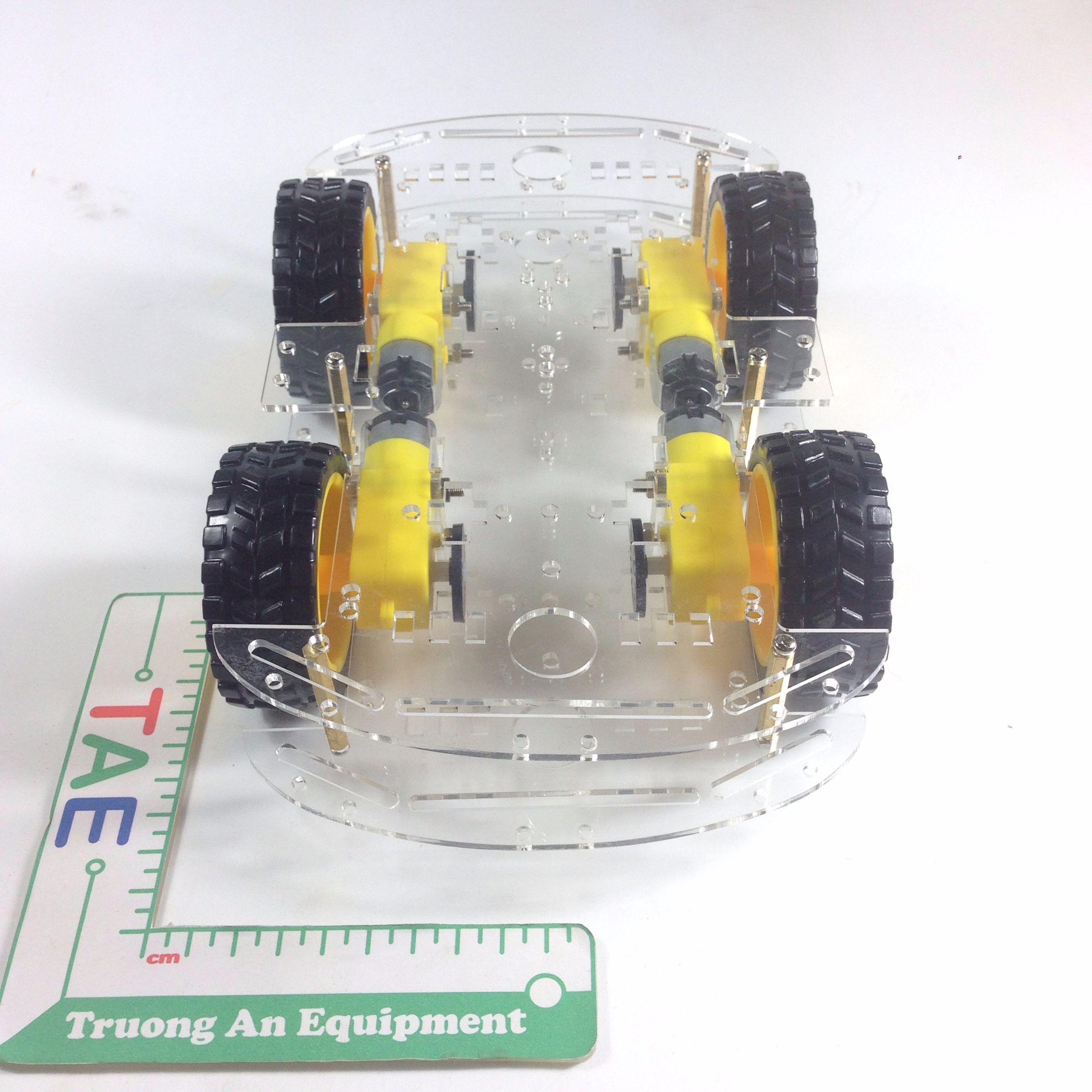 Khung Xe Robot 4WD | Khung robot 4 bánh Trường An Equipment
