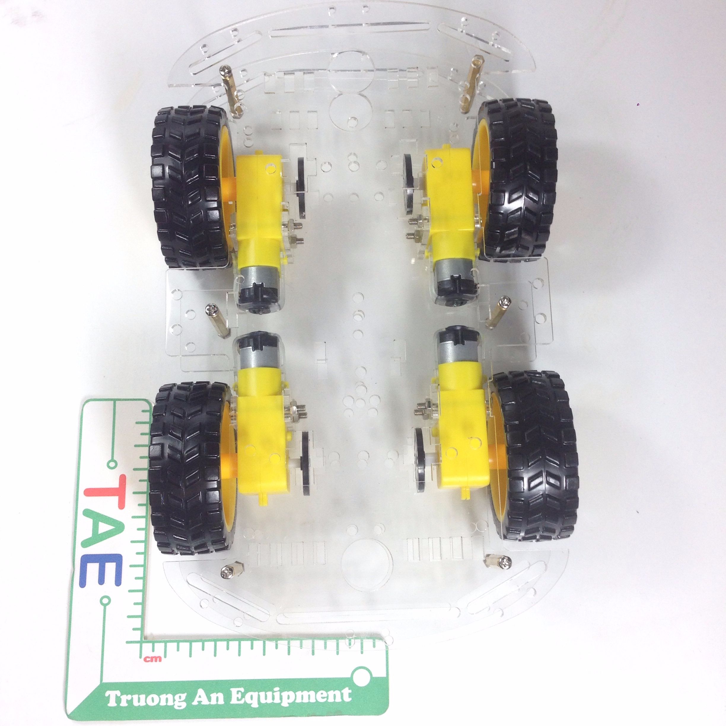 Khung Xe Robot 4WD | Khung robot 4 bánh Trường An Equipment