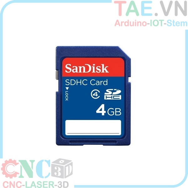 Thẻ Nhớ SD 4G Dùng Cho Máy In 3D Trường An Equipment