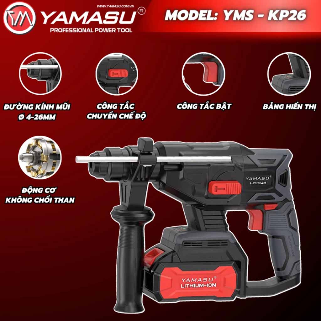 TOP 10 máy khoan pin 3 chức năng chất lượng cao, giá rẻ bán chạy nhất