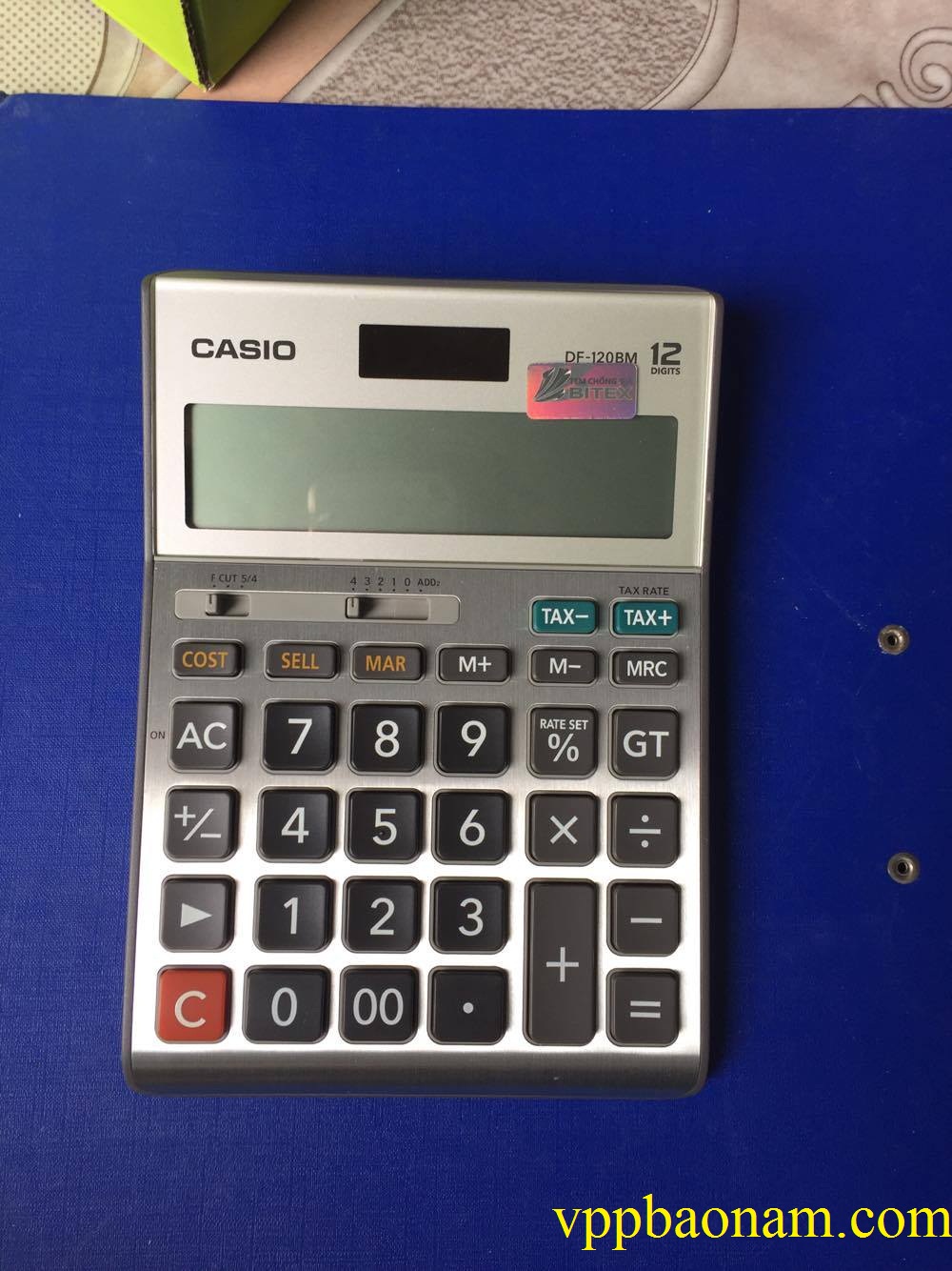 Máy tính Casio DF-120B | CÔNG TY TNHH VĂN PHÒNG PHẨM BẢO NAM