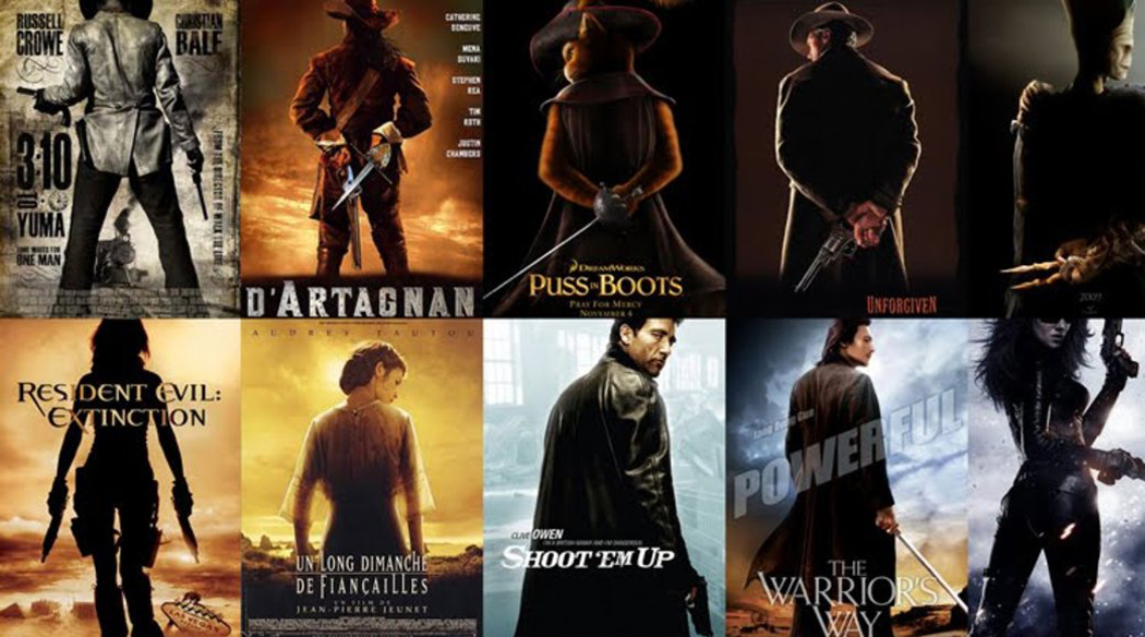 Thiết kế poster phim với nghệ thuật sao chép ấn tượng.4316303