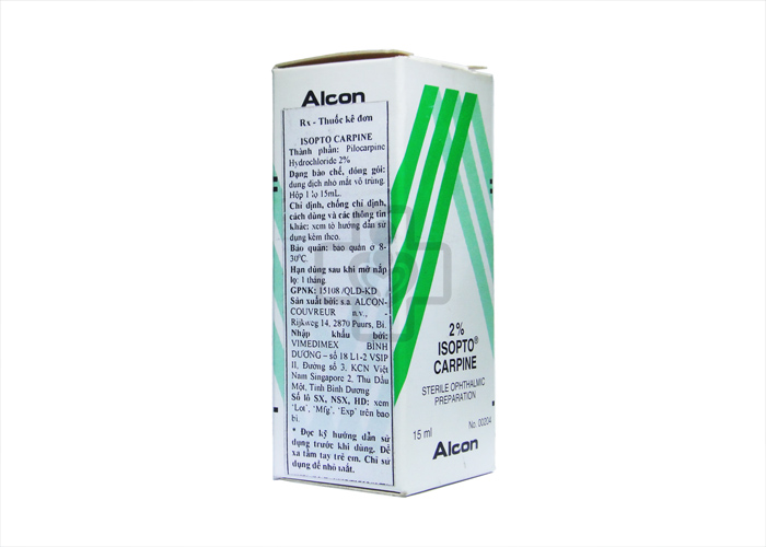 Isopto Carpine Ophthalmic Suspension 2% 15ml