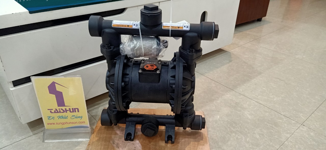 Bơm hóa chất Godo Model QBY3-40LTFF nhôm 1.5 inch 151 lít/phút