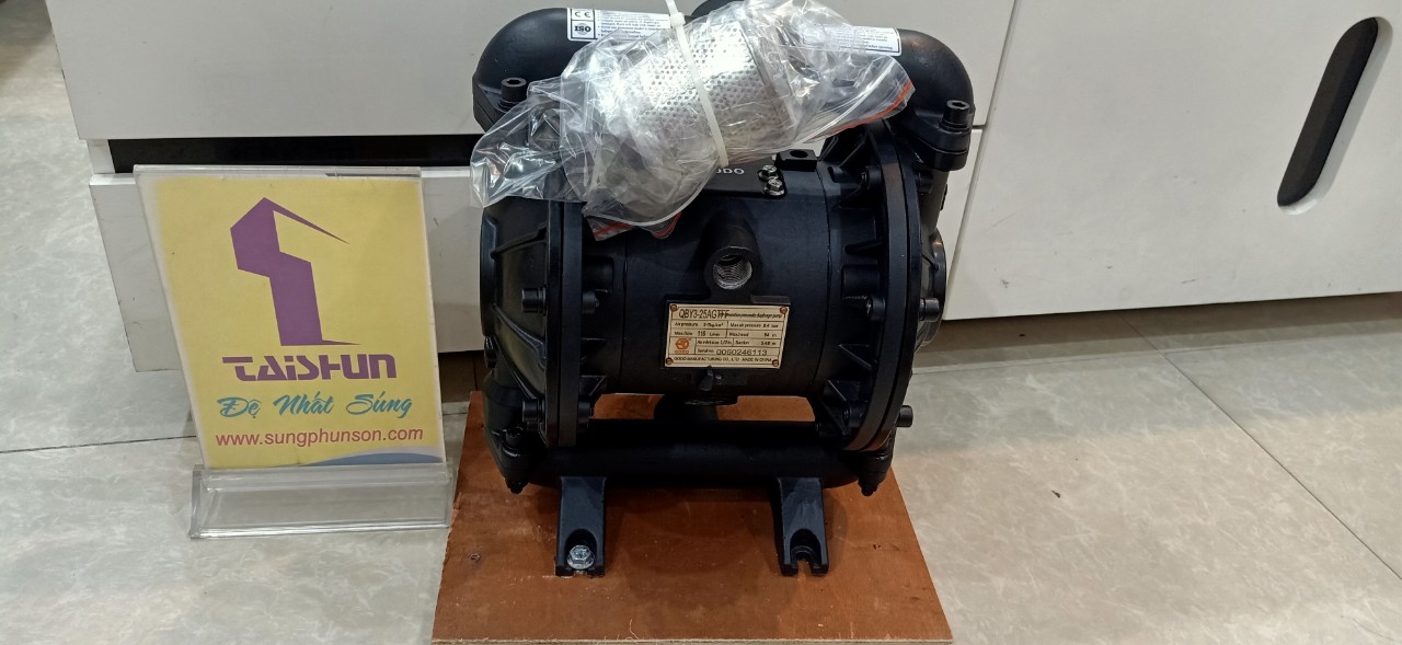 Bơm màng khí nén Godo Model QBY3-25AGTFF 1 inch gang 116 lít/phút