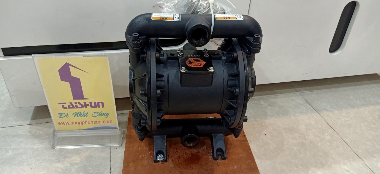 Bơm màng khí nén Godo Model QBY3-25AGTFF 1 inch gang 116 lít/phút