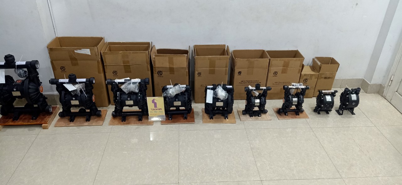 Bơm hóa chất Godo Model QBY3-40LTFF nhôm 1.5 inch 151 lít/phút